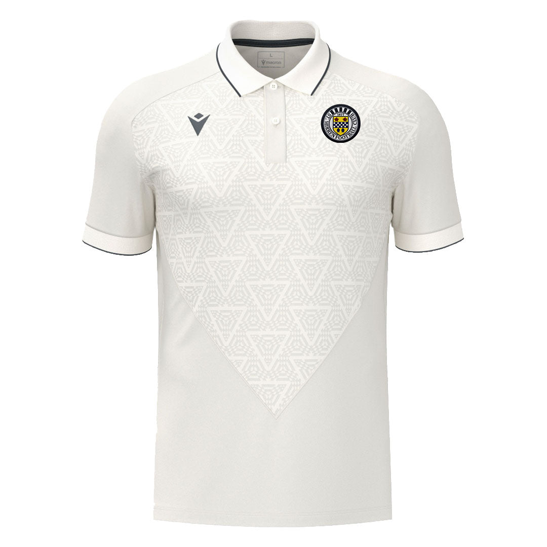 SMFC 25/26 Club Poly Polo White – St Mirren Direct