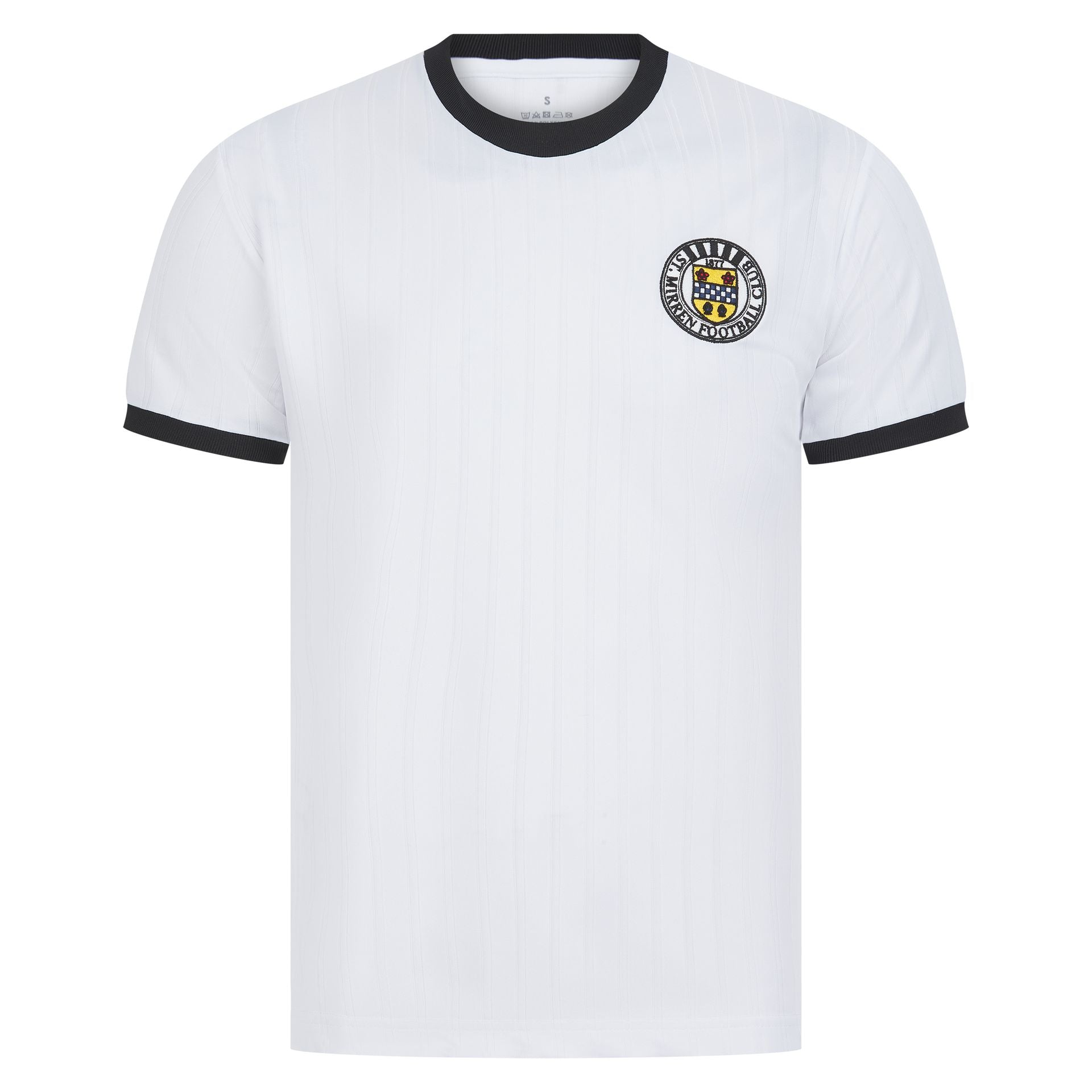 SMFC Retro Style T-Shirt White|Black – St Mirren Direct