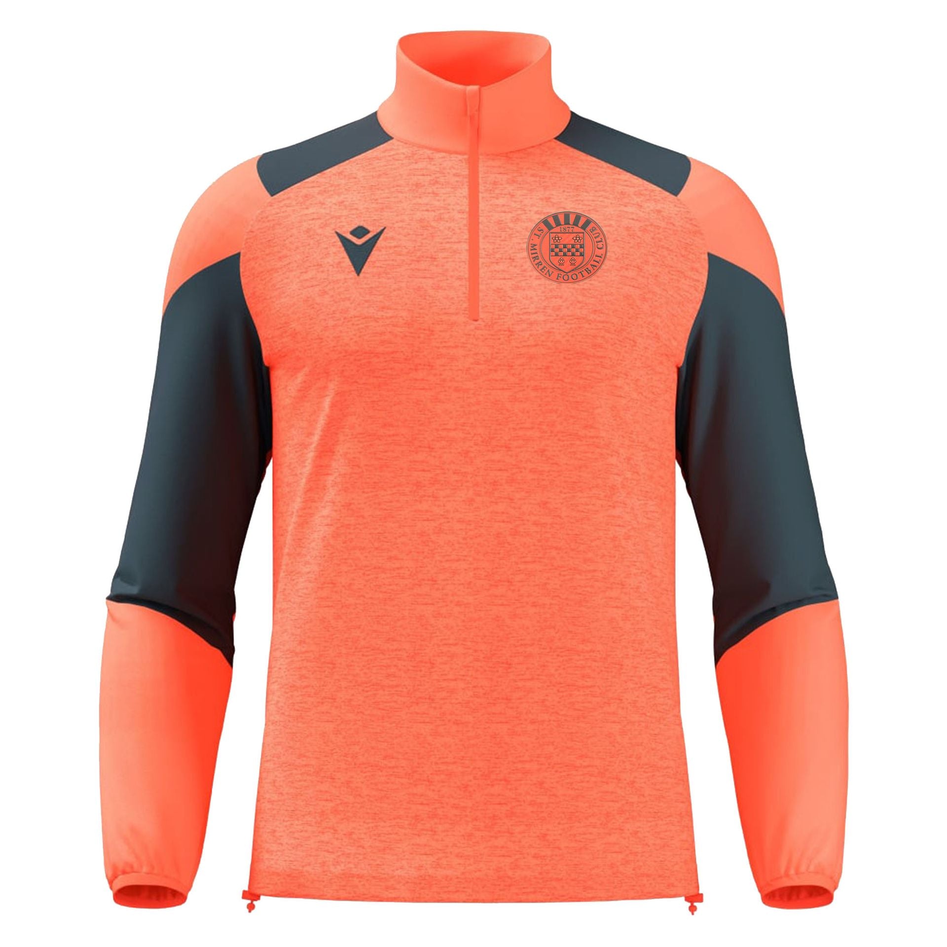 SMFC 24/25 Team 1/4 Zip Coral|Anthracite – St Mirren Direct